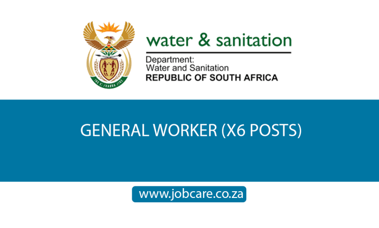 GENERAL WORKER (X6 POSTS) - Jobcare