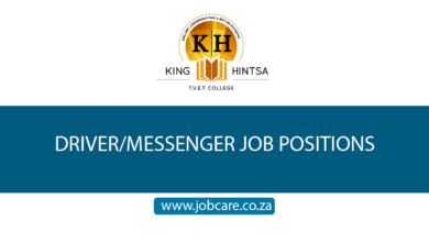 DRIVER/MESSENGER JOB POSITIONS - Jobcare