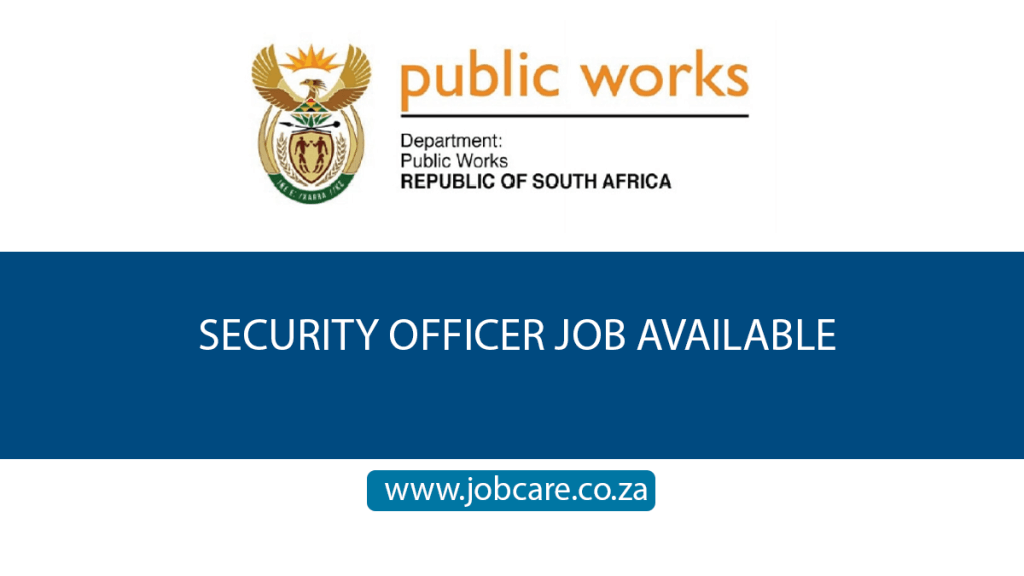 SECURITY OFFICER JOB AVAILABLE - Jobcare