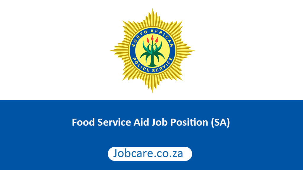 Food Service Aid Job Position (SA) - Jobcare