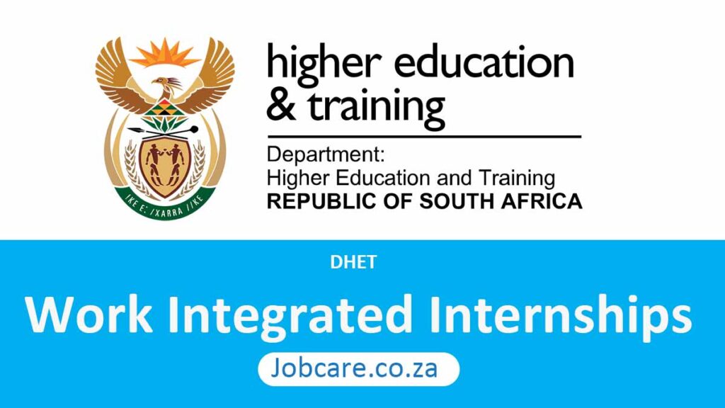 DHET: Work Integrated Internships - Jobcare