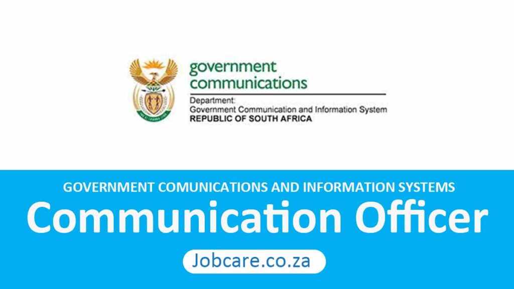 Government Communications: Communication Officer - Jobcare