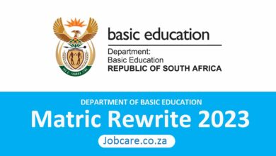 Matric rewrite 2023 - Jobcare