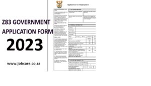 Download New Z83 Form 2023 - Jobcare