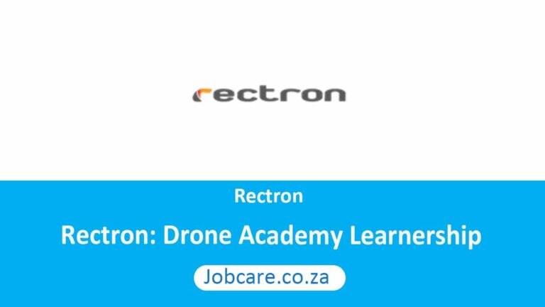 Rectron: Drone Academy Learnership - Jobcare