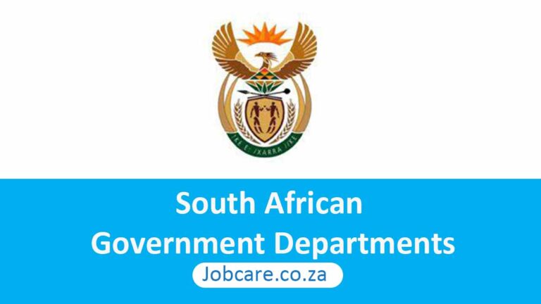South African Government Departments - Jobcare