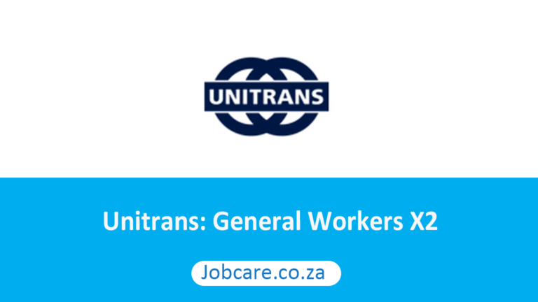 Unitrans: General Workers X2 - Jobcare