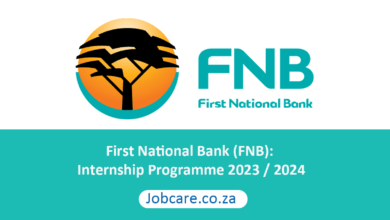 First National Bank (FNB): Internship Programme 2023 / 2024 - Jobcare