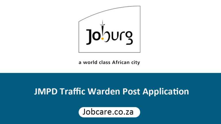 JMPD Traffic Warden Post Application - Jobcare