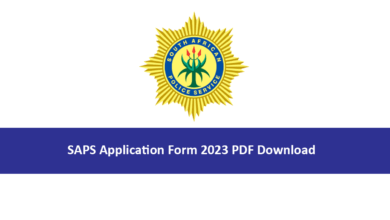 SAPS Application Form 2023 PDF Download - Jobcare