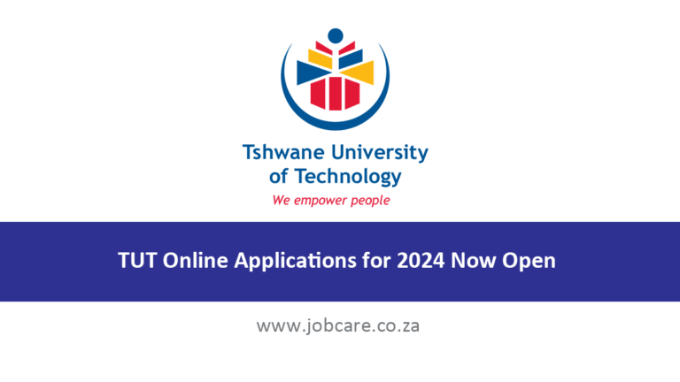 TUT Online Applications for 2024 Now Open - Jobcare
