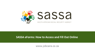 SASSA eForms: How to Access and Fill Out Online - Jobcare