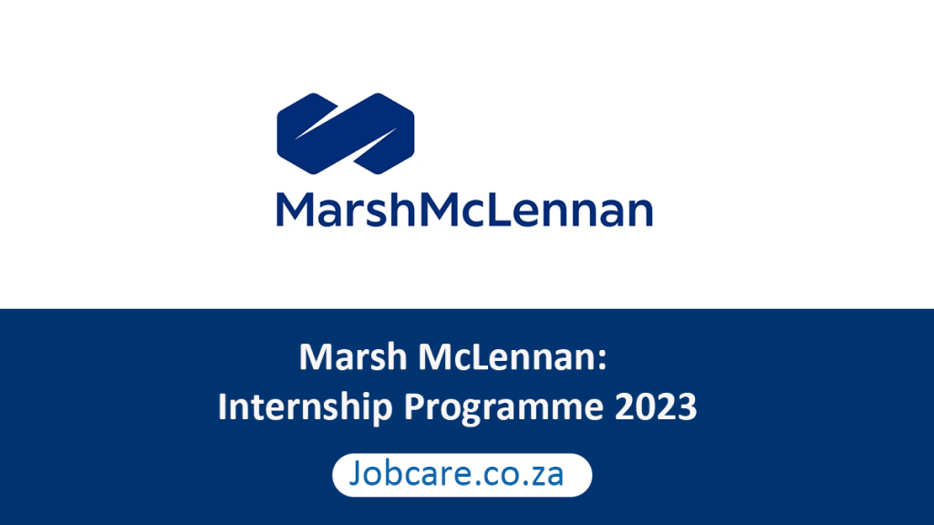 Marsh McLennan: Internship Programme 2023 - Jobcare