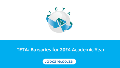 TETA: Bursaries for 2024 Academic Year - Jobcare