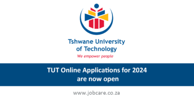 TUT Online Applications for 2024 are now open - Jobcare