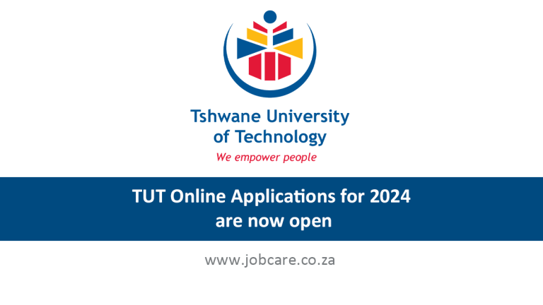 TUT Online Applications for 2024 are now open - Jobcare