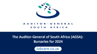 The Auditor-General of South Africa (AGSA): Bursaries for 2024 - Jobcare