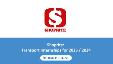 Shoprite: Transport Internships for 2023 / 2024 - Jobcare