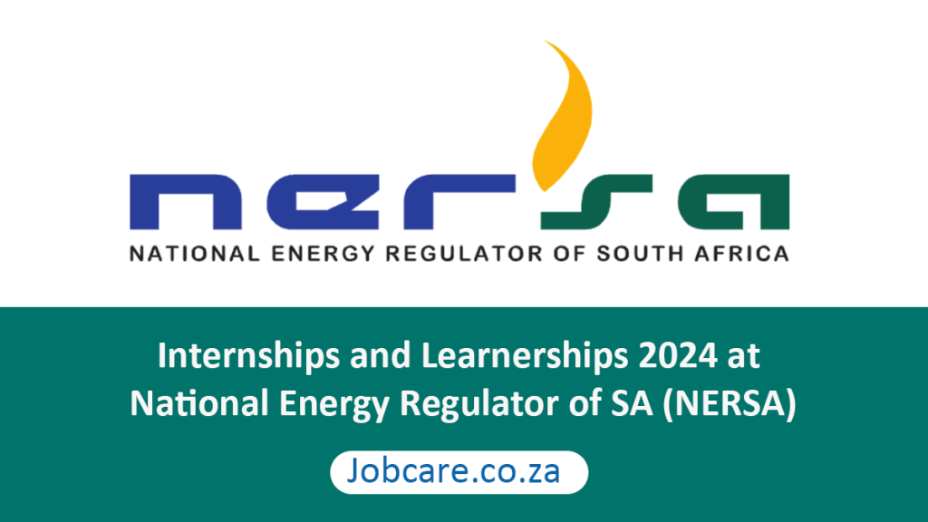 Internships and Learnerships 2024 at National Energy Regulator of SA ...