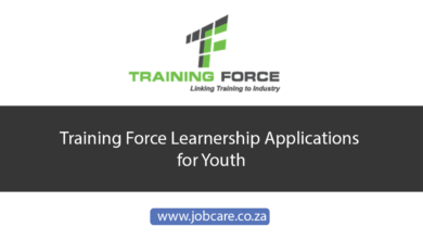 Training Force Learnership Applications for Youth - Jobcare