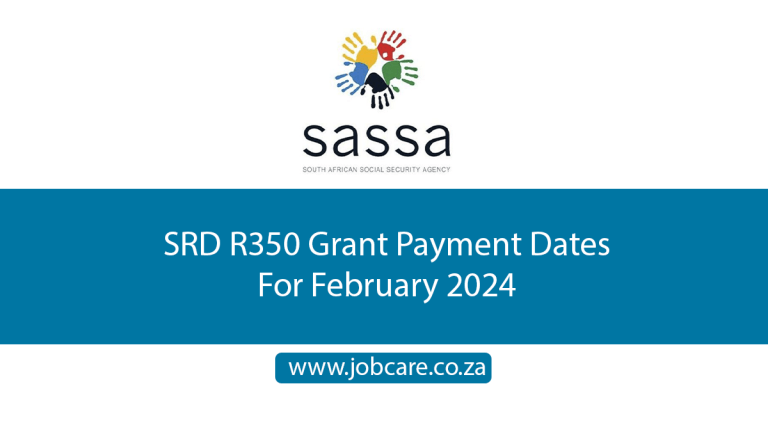 SRD R350 Grant Payment Dates For February 2024 - Jobcare