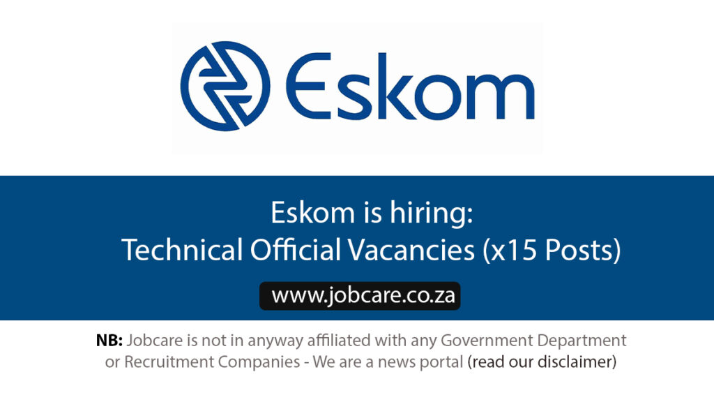 Eskom Vacancies - Jobcare