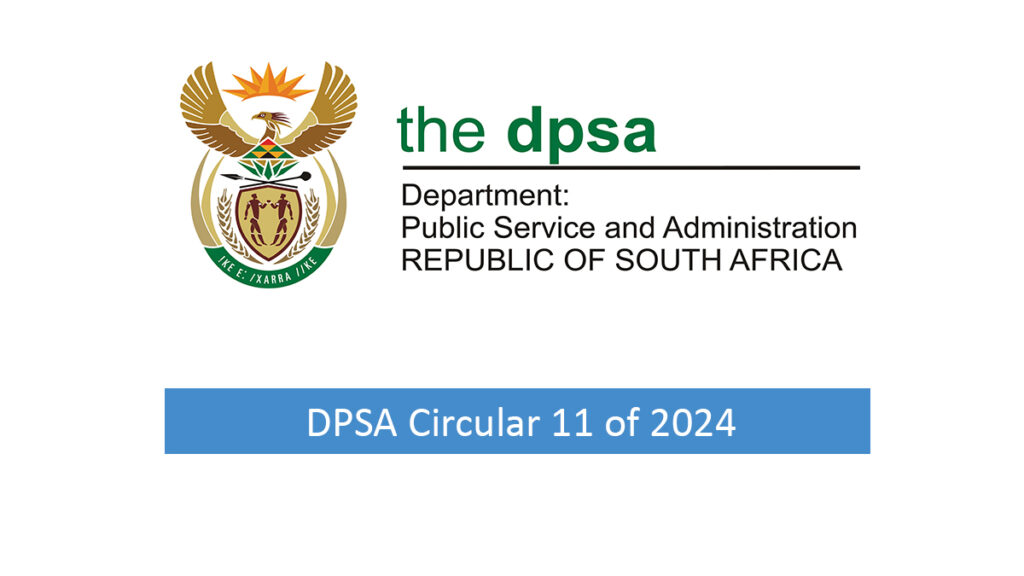 DPSA Circular 11 of 2024: Apply for Vacancies in National & Provincial ...