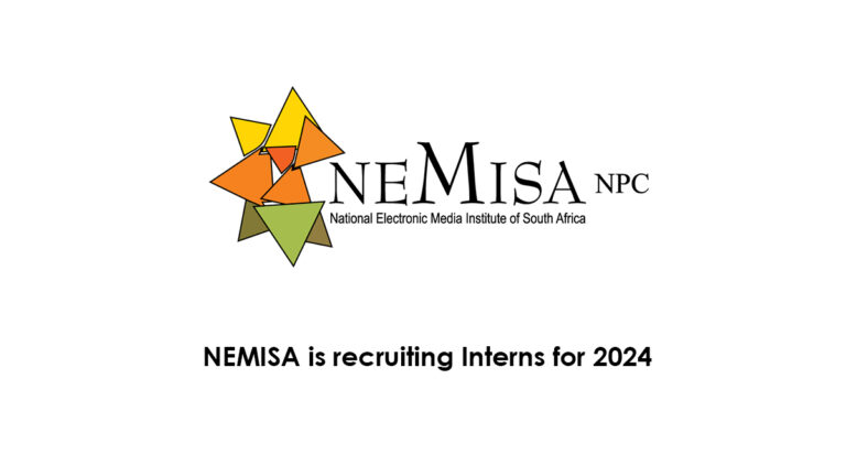 NEMISA is recruiting Interns for 2024-2025 - Jobcare