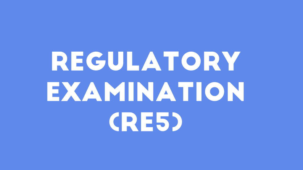 How to Apply For Regulatory Examination (RE5) Certificate - Jobcare