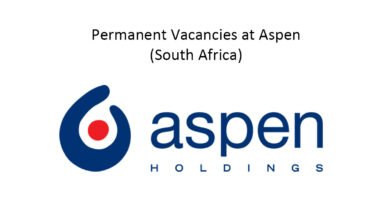 Permanent Vacancies at Aspen (South Africa) - Jobcare