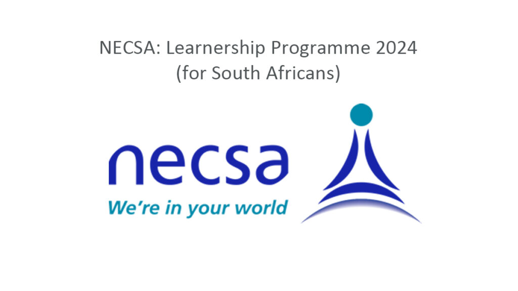 NECSA: Learnership Programme 2024 (for South Africans) - Jobcare