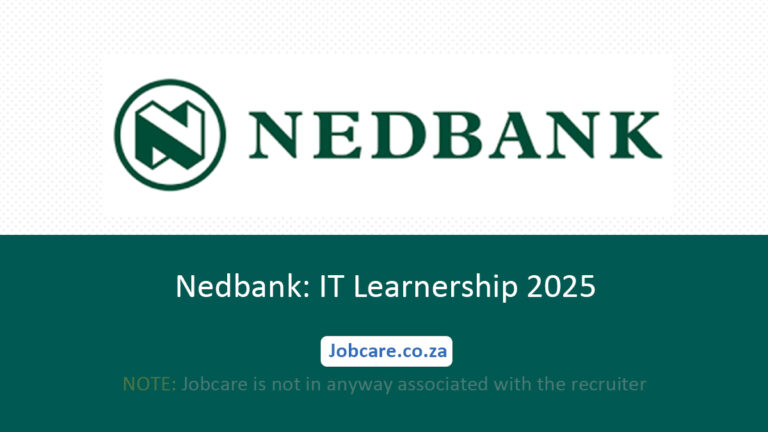 Learnerships 2024 / 2025 - Jobcare