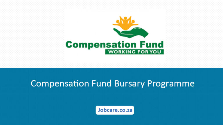 Compensation Fund Bursary Programme for 2025 - Jobcare