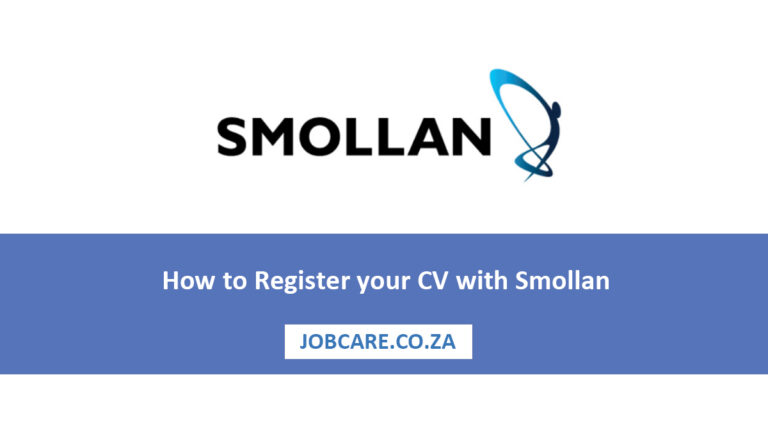 How to Register your CV with Smollan - Jobcare