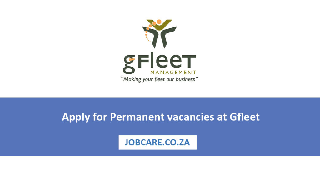 Apply for Permanent vacancies at Gfleet - Jobcare
