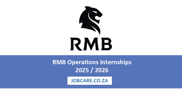 RMB Operations Internships 2025 / 2026 - Jobcare